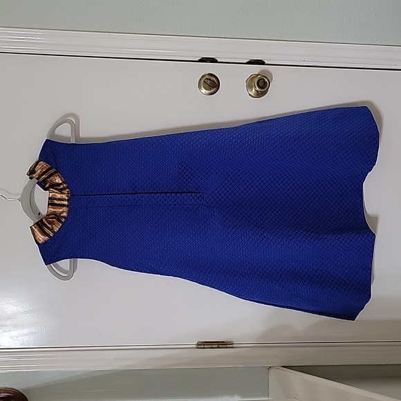 Buru | Dresses | Buru Blue A Line Dress With Pockets | Poshmark